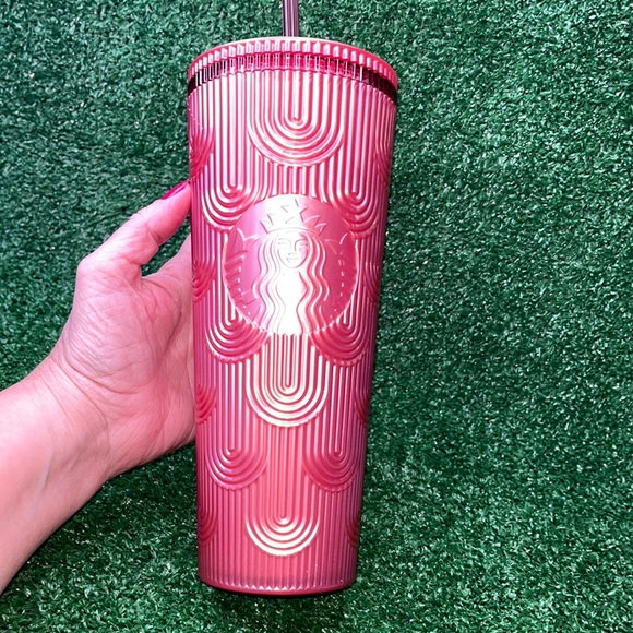 Starbucks | Dining | Starbucks 223 Fall Pink Shimmer Shell Mermaid ...